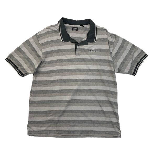 Ping | Shirts | Vintage Ping Polo Shirt Mens Xl Extra Large Grey ...